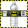 Batman Party Bottle Labels – Cartoon Invites