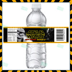 Star Wars Cartoon Party Bottle Labels – Cartoon Invites