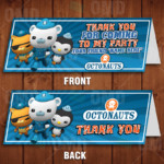 Octonauts Cartoon Party Bottle Labels – Cartoon Invites