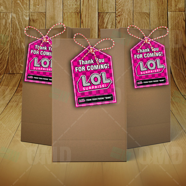 LOL Surprise Dolls Birthday Party Capri Sun Labels – Cartoon Invites