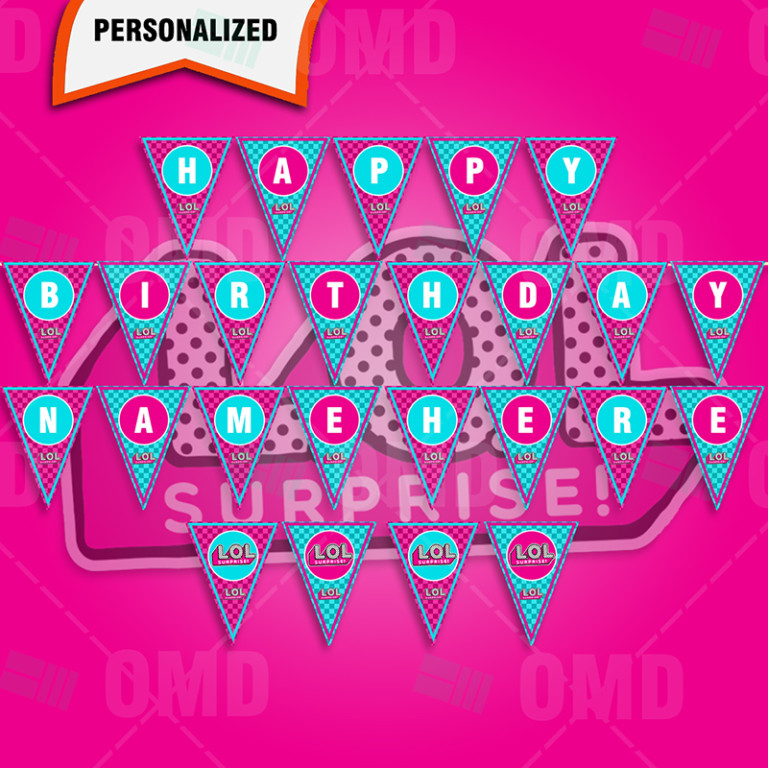 LOL Surprise Dolls Cartoon Party Bottle Labels – Cartoon Invites