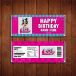 LOL Surprise Dolls Cartoon Party Bottle Labels – Cartoon Invites