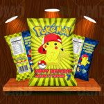 Pokemon Cartoon Party Potato Chip Bags – Cartoon Invites