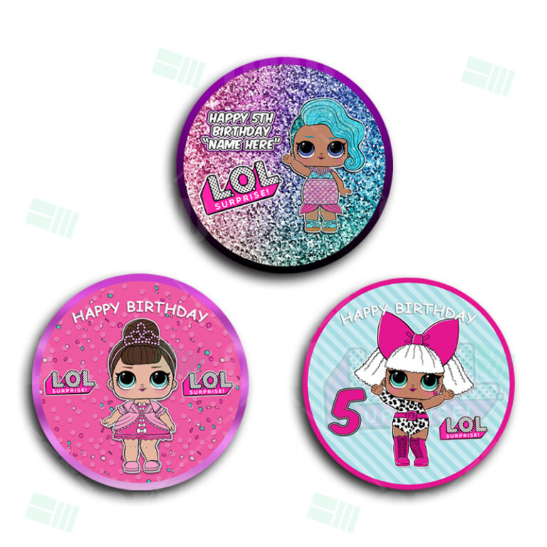 LOL Surprise Dolls Cartoon Stickers – Cartoon Invites