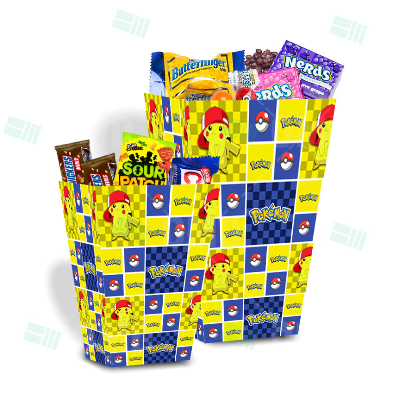 Pokemon Cartoon Party Food Boxes – Cartoon Invites