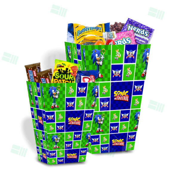 Sonic the Hedgehog Cartoon Party Food Boxes – Cartoon Invites