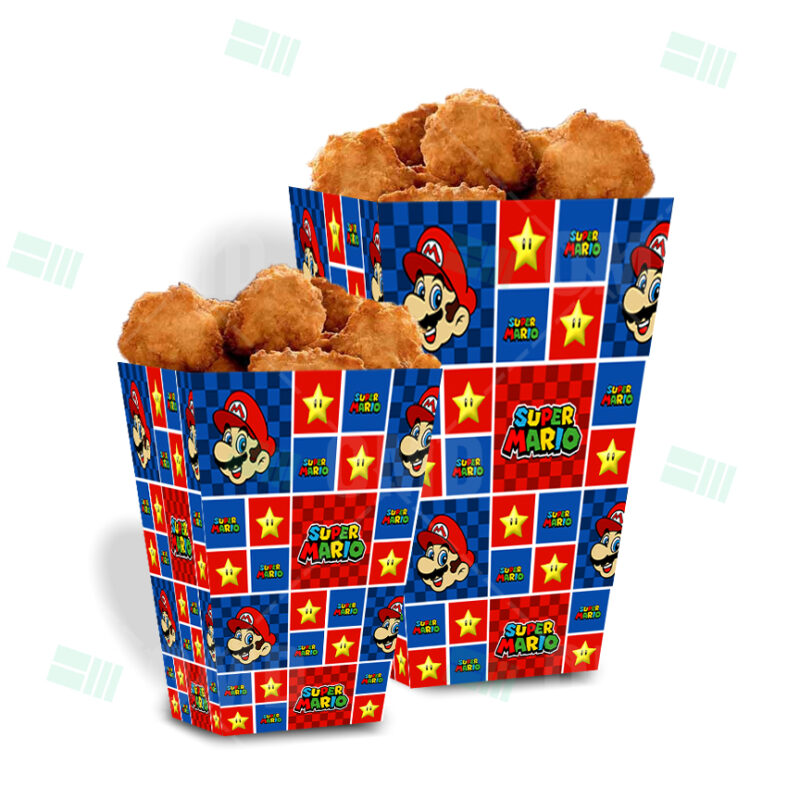 Super Mario Brothers Cartoon Party Food Boxes – Cartoon Invites