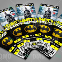 Batman Cartoon Party French Fry Boxes – Cartoon Invites